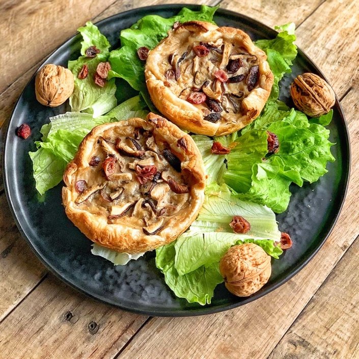Tartelettes Forestières Vegan - Recette de Noël - Vegan Freestyle